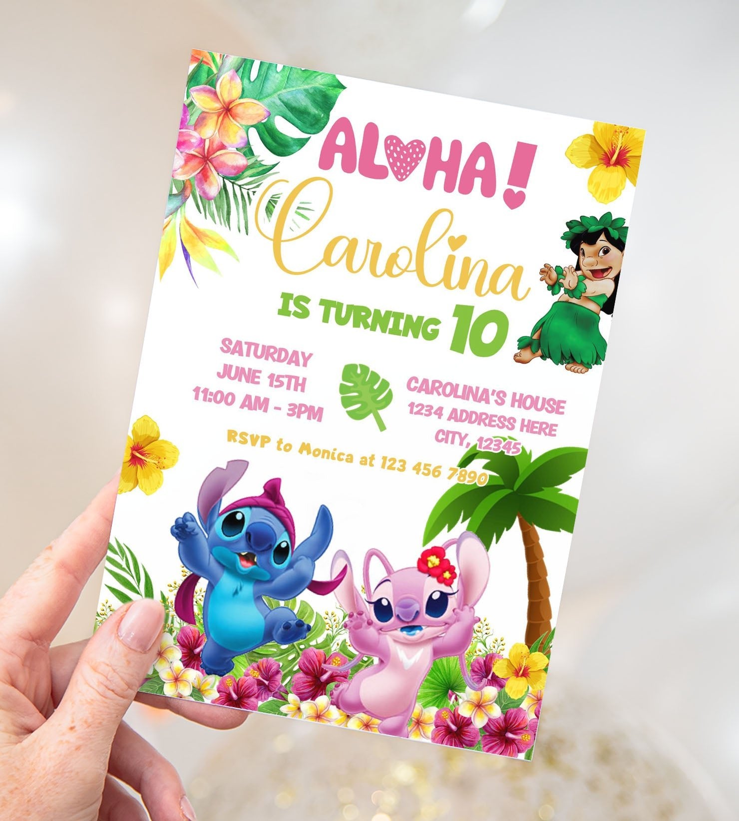 Imprimibles de fiesta de Lilo y Stitch – Mama Life Printables