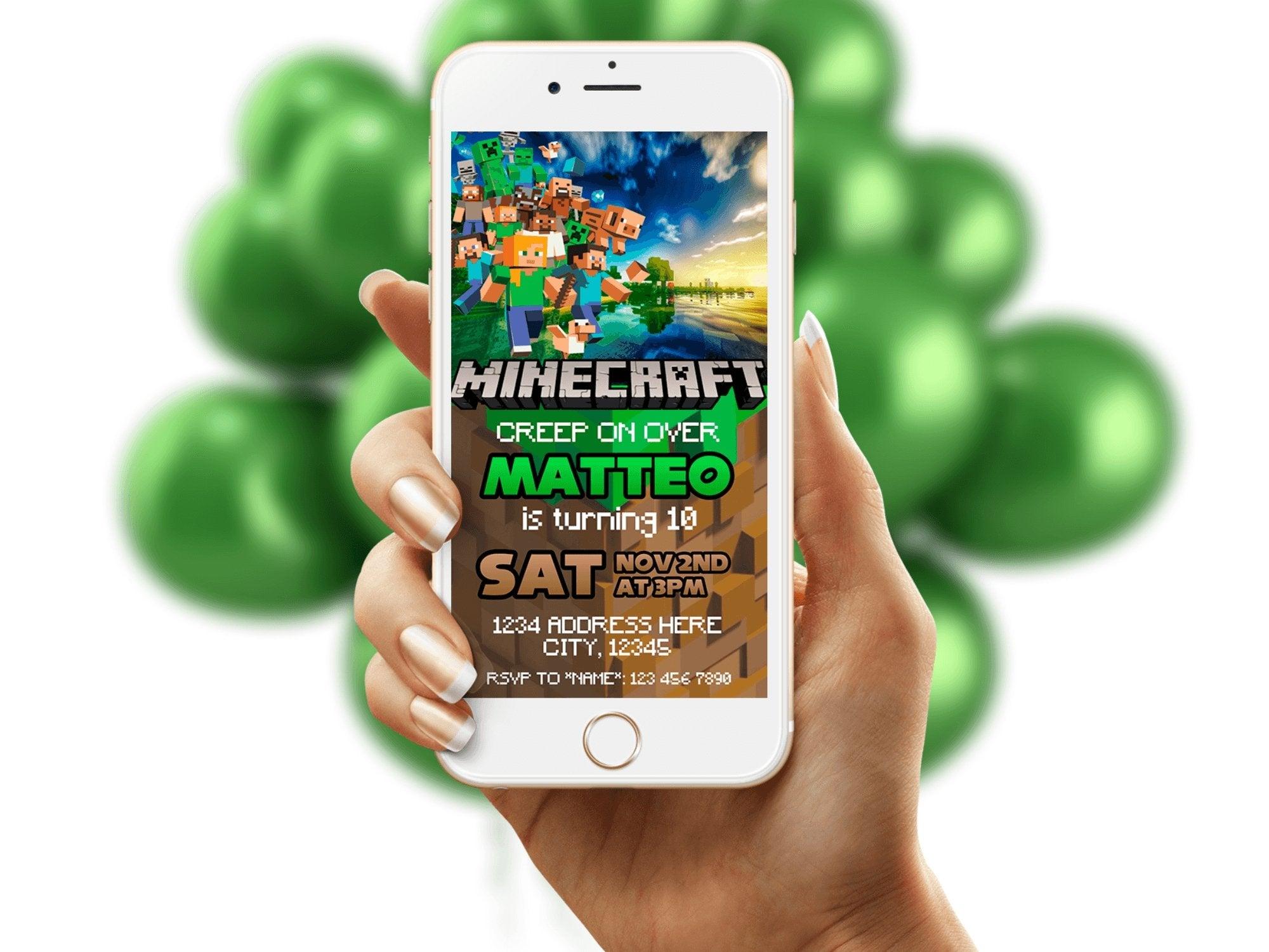 Minecraft Party Printables – Mama Life Printables