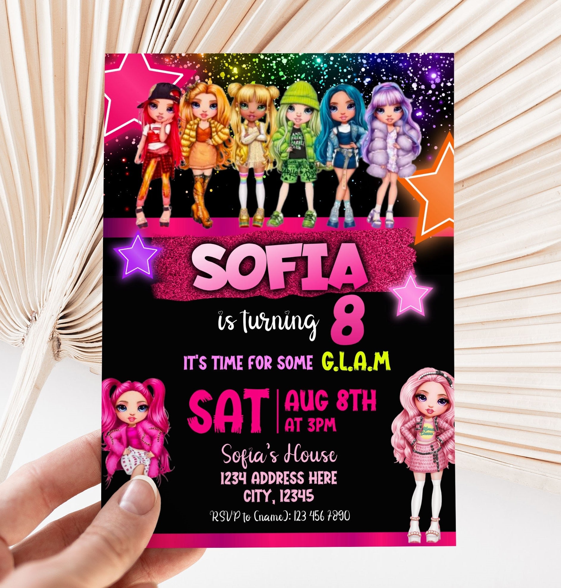 Rainbow High Party Printables – Mama Life Printables