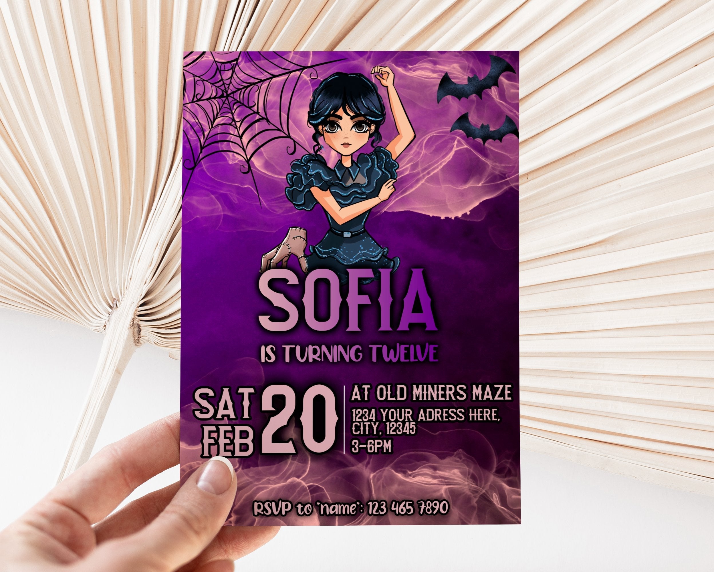 Wednesday Addams Party Printables – Mama Life Printables