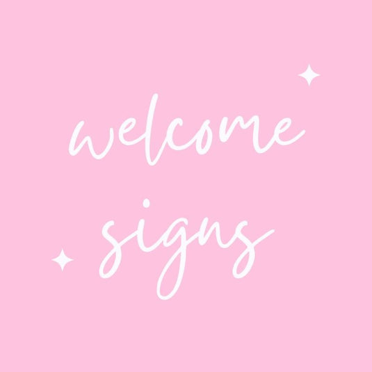 Editable Welcome Signs - Mama Life Printables