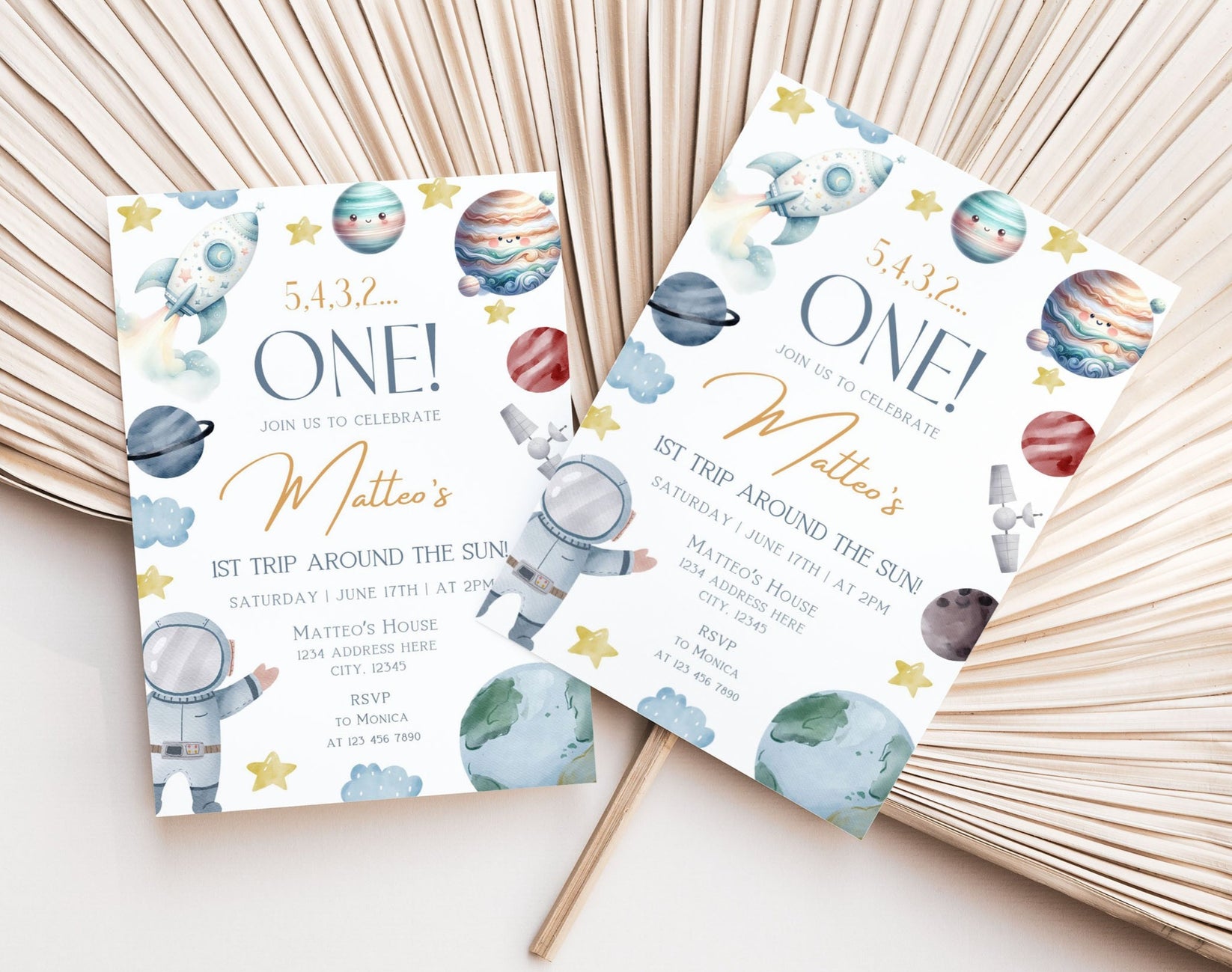 Space-Themed Event Invites – Mama Life Printables