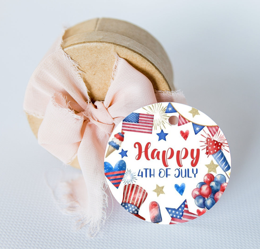Customizable 4th of July Favor Tags – Mama Life Printables