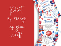 Editable 4th Of July Party Invitation Mama Life Printables