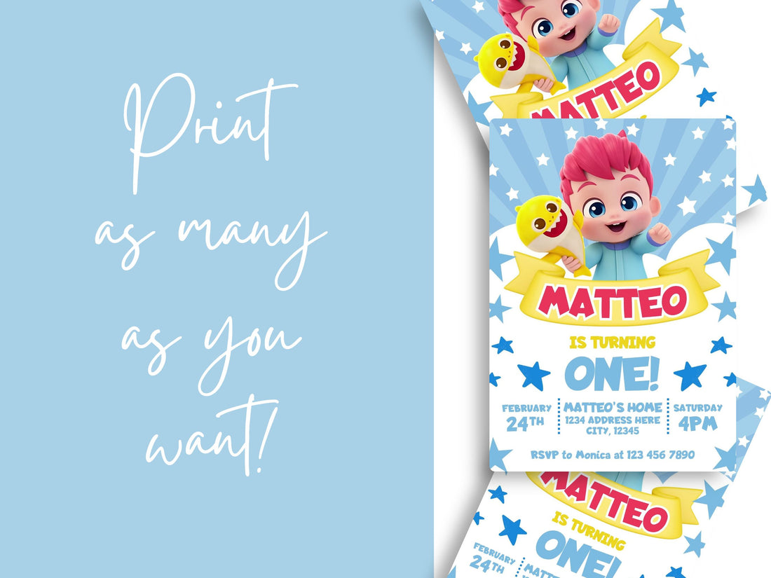 Bebefinn First Birthday Invitation Template – Mama Life Printables