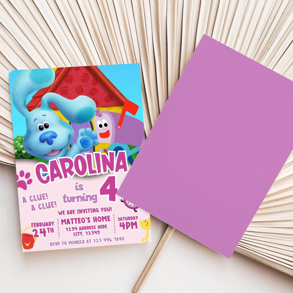 Editable Blue's Clues Invite – Mama Life Printables