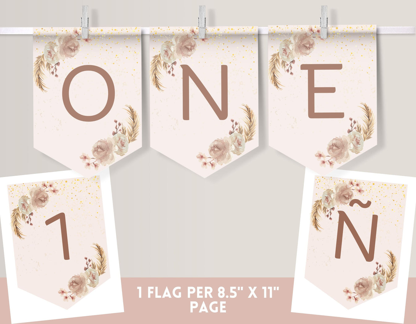Boho Printable Party Banner – Mama Life Printables