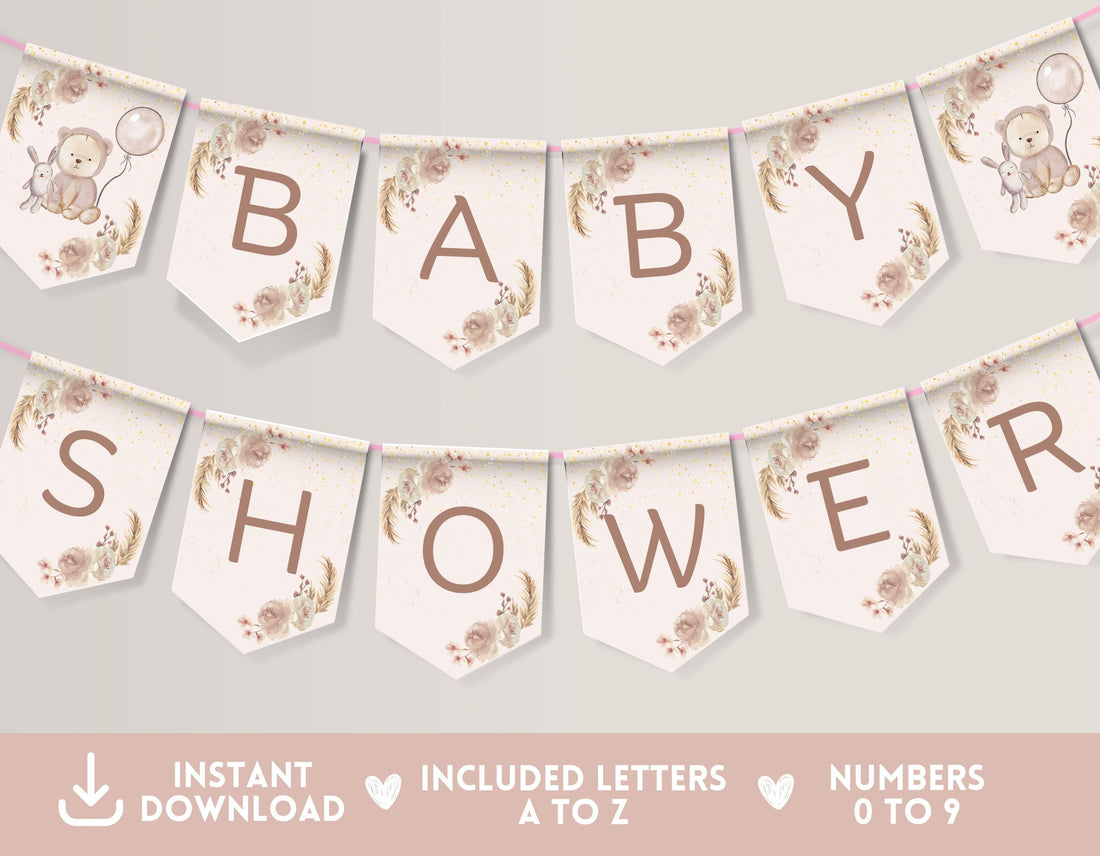 Boho Printable Party Banner – Mama Life Printables