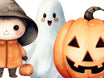 Cute Halloween PNG Cliparts – Mama Life Printables