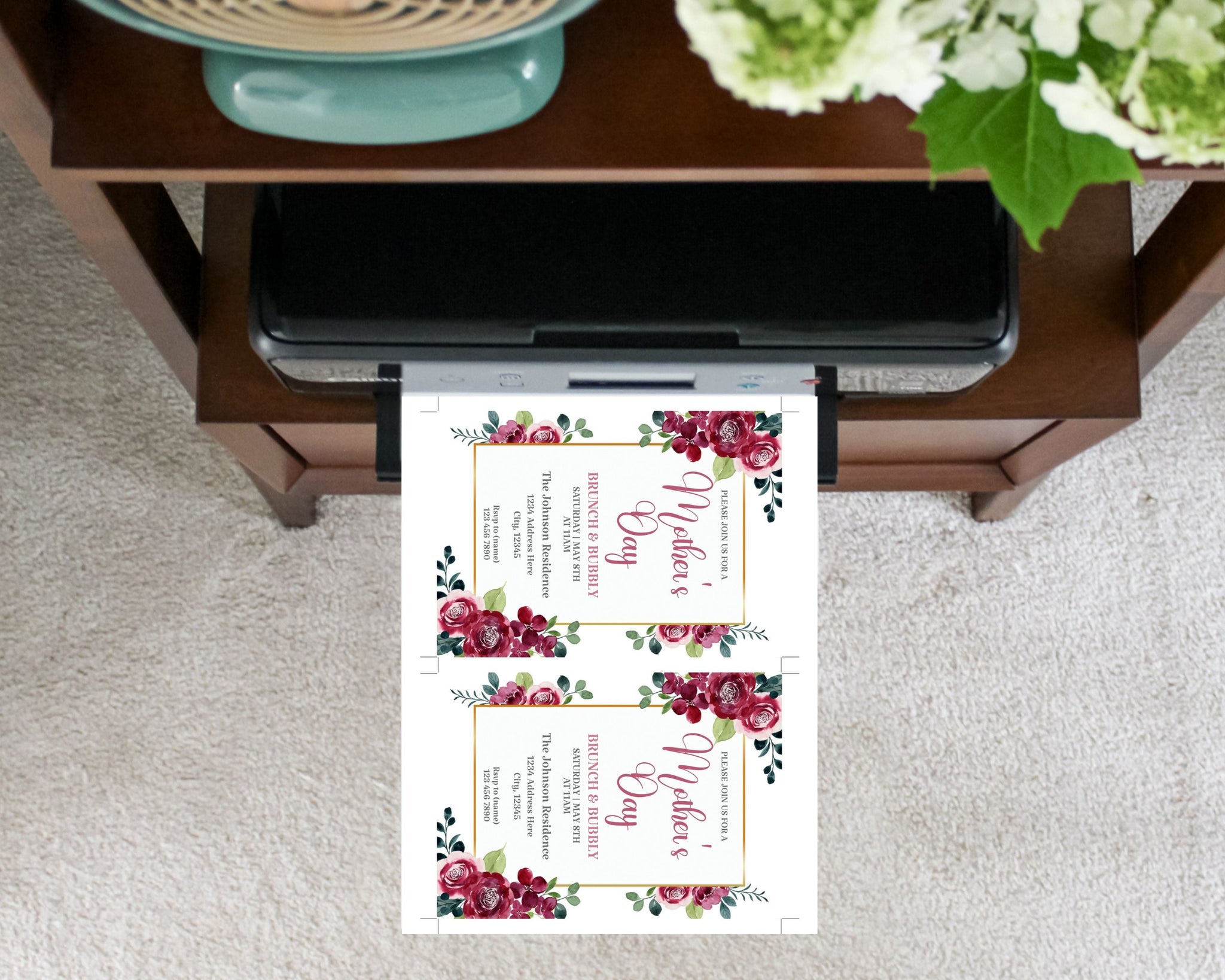 Mother's Day Brunch Invite – Mama Life Printables