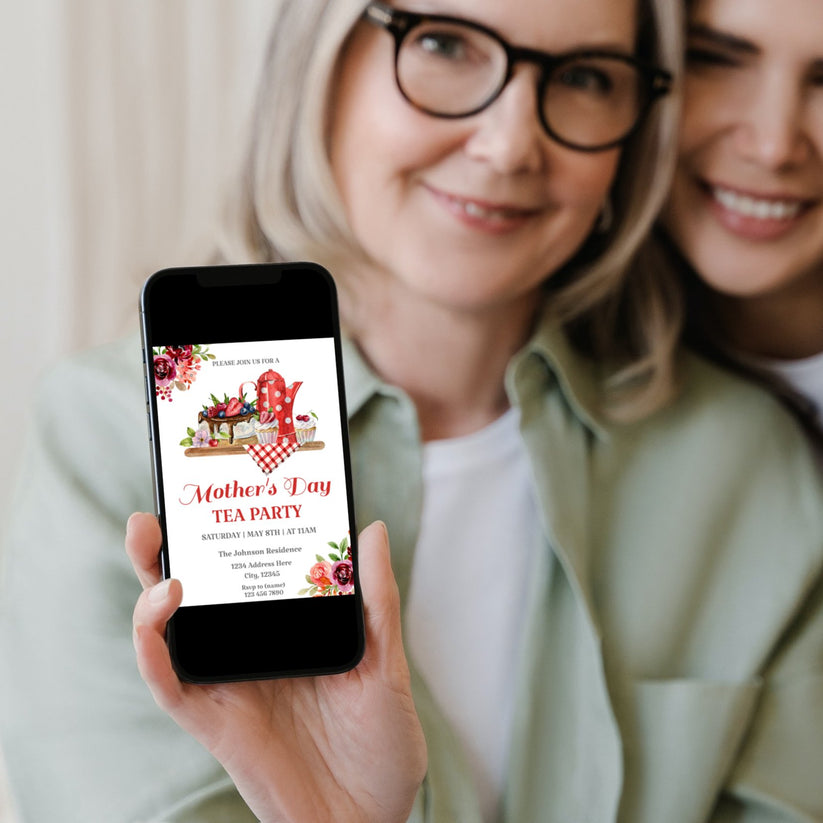 Mother's Day Tea Party Invite – Mama Life Printables