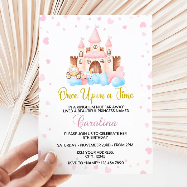 Once Upon a Time - Invitation Template – Mama Life Printables