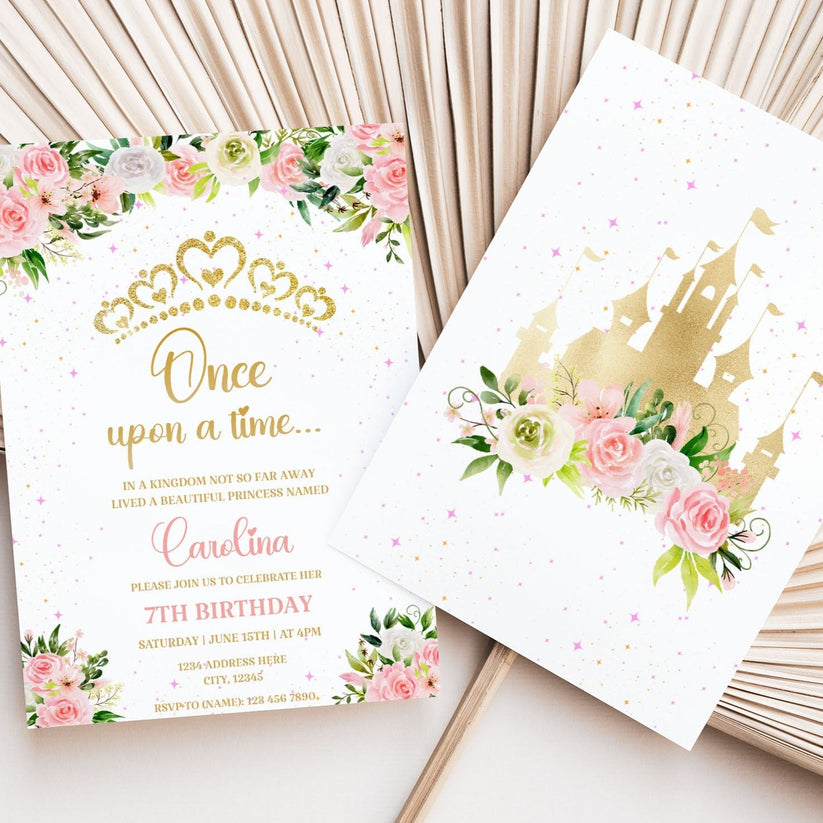 Princess Editable Birthday Invite – Mama Life Printables
