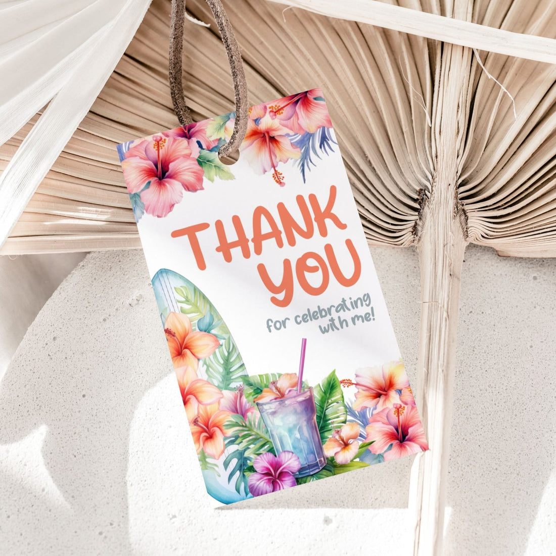 Hawaiian Birthday Favor Tags – Mama Life Printables