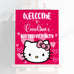Hello Kitty Welcome Sign | Editable Template for Birthdays – Mama Life ...