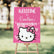 Editable Hello Kitty Welcome Sign – Mama Life Printables