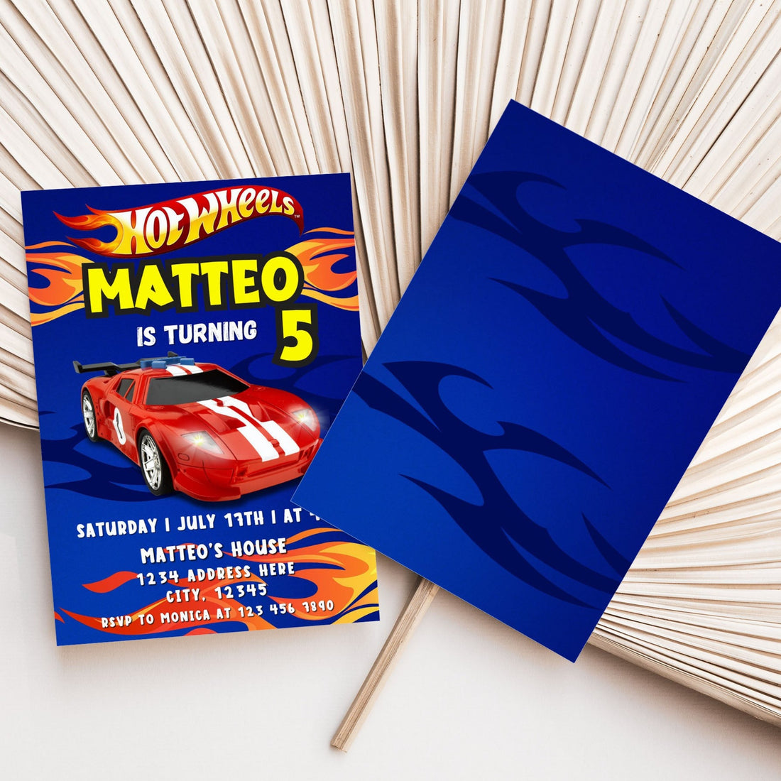 Hot Wheels Birthday Invitation Template – Mama Life Printables