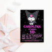 Adorable Kuromi Birthday Invitations – Mama Life Printables