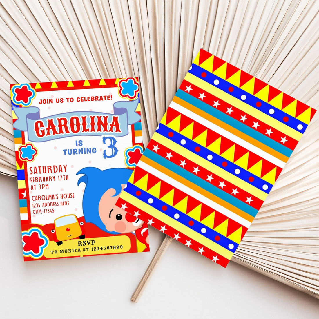 Plim Plim Birthday Invitation Template – Mama Life Printables
