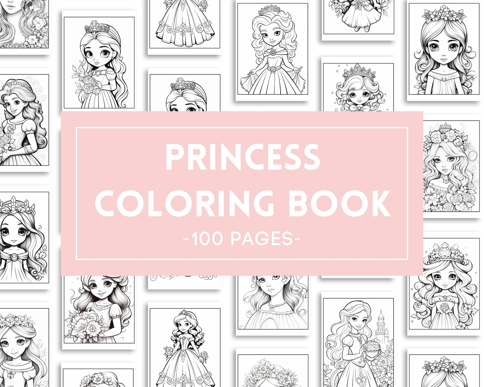 Princess Coloring Book for Kids – Mama Life Printables