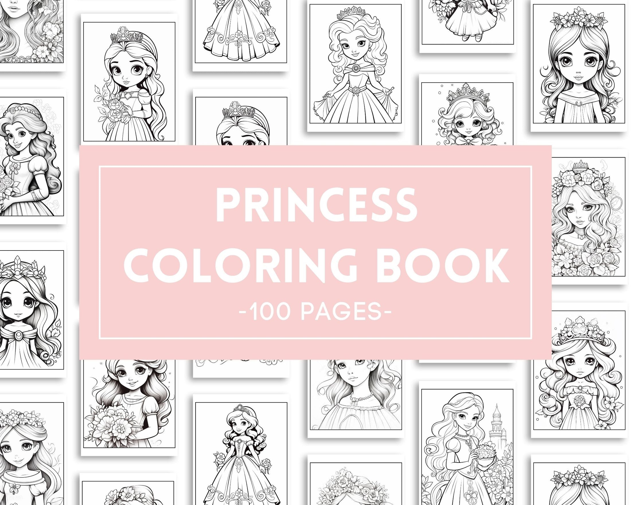 Princess Coloring Book for Kids – Mama Life Printables