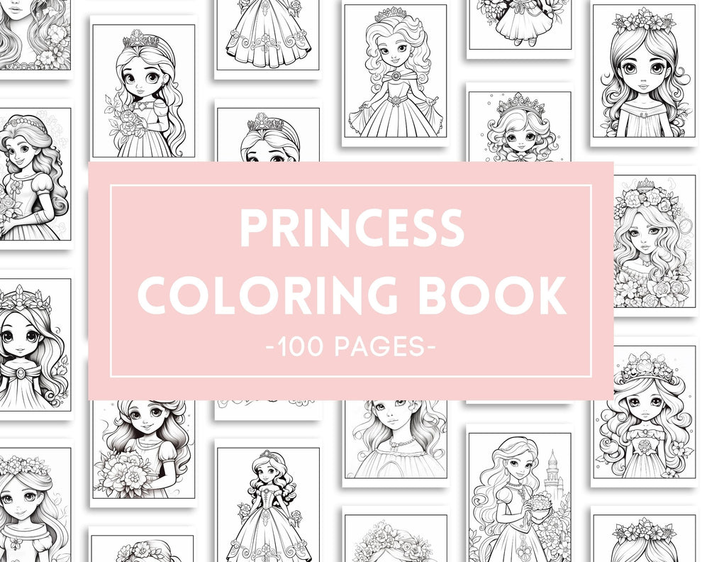Princess Coloring Book for Kids – Mama Life Printables