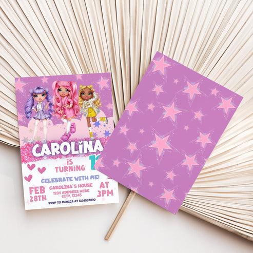 Rainbow High Editable Invitation | Colorful Party Template – Mama Life ...