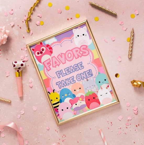 Squishmallows Party Signs – Mama Life Printables