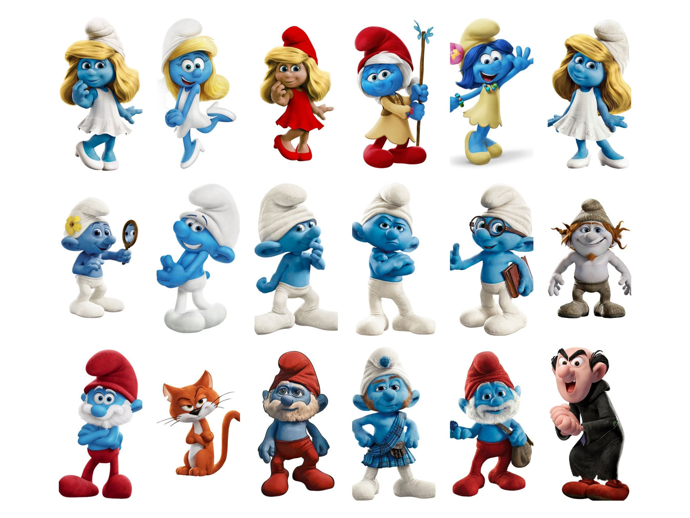 Download The Smurfs PNG Cliparts | For Sublimation & Crafts! – Mama ...