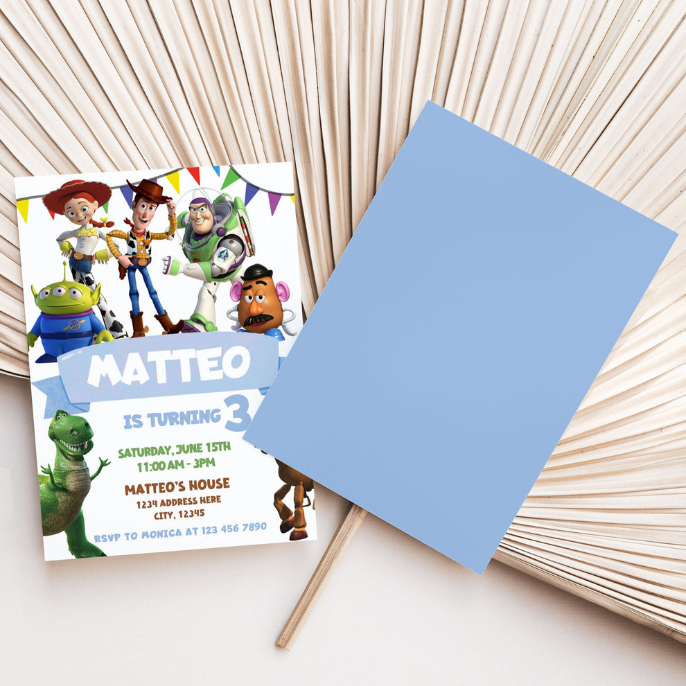 Editable Toy Story Birthday Invitation Template – Mama Life Printables