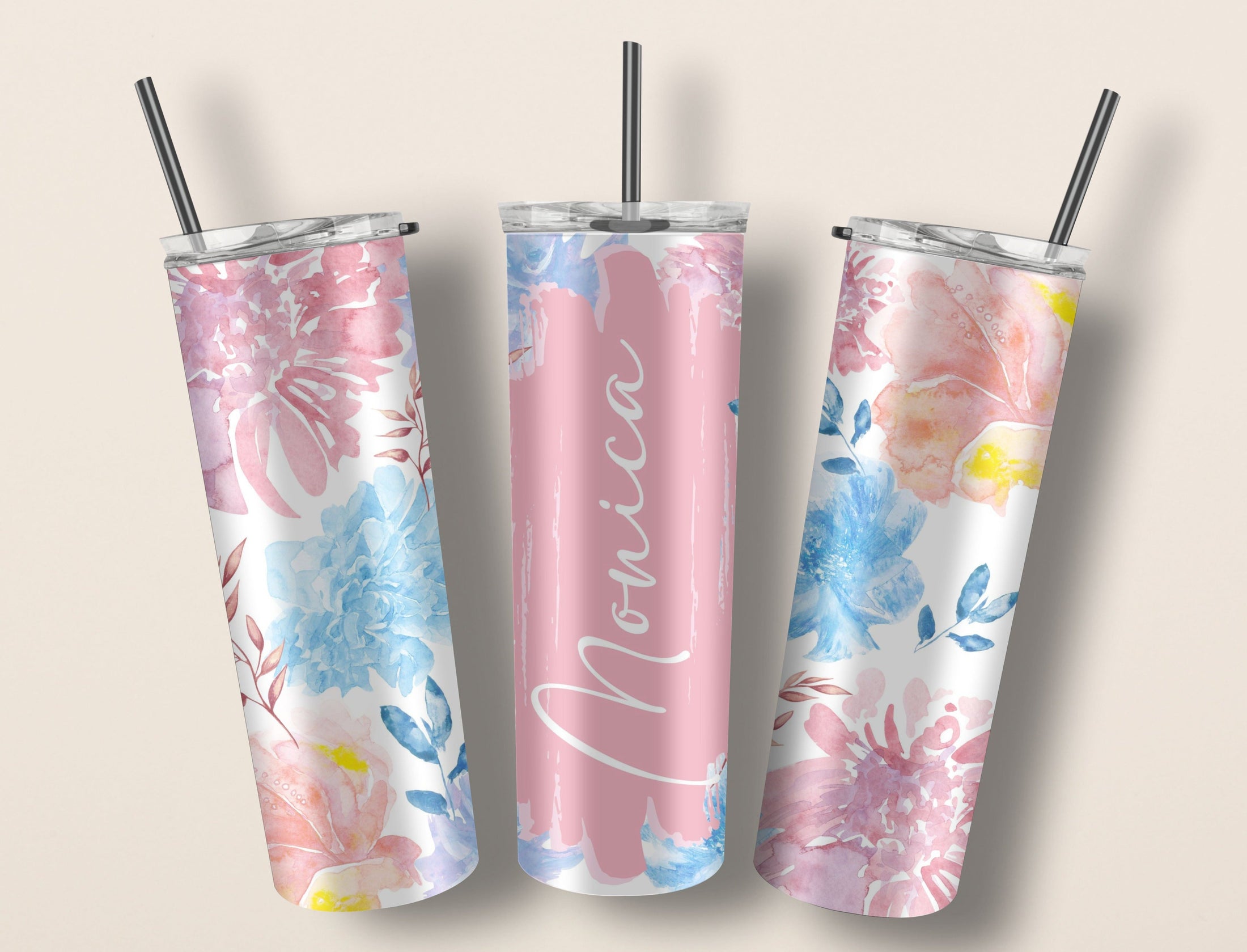 Floral Tumbler Sublimation Design – Mama Life Printables