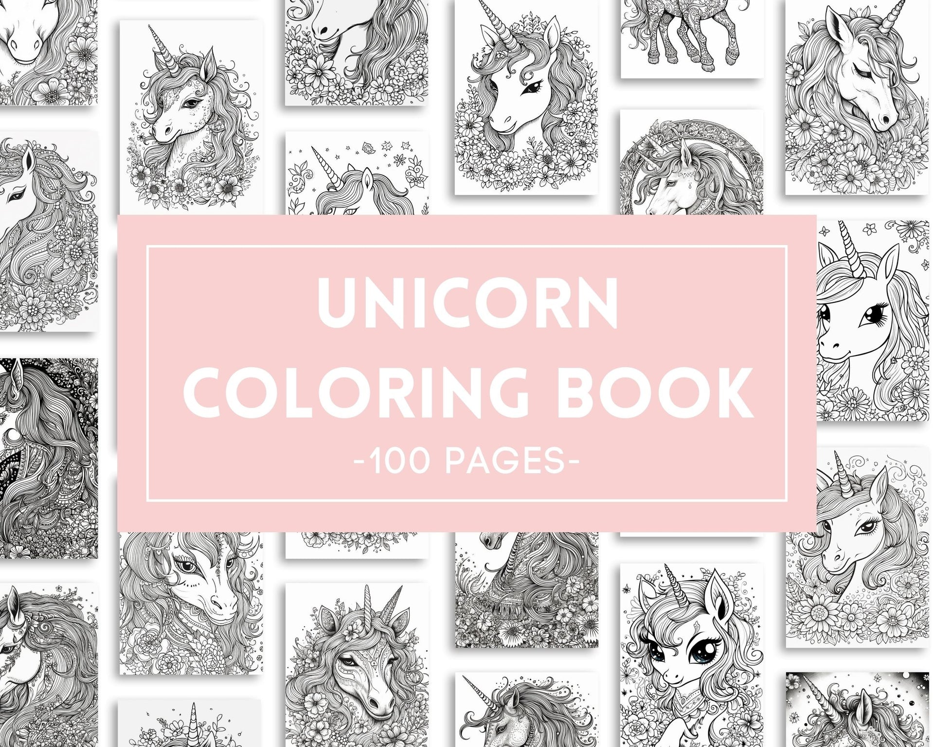 free unicorn coloring pages for adults