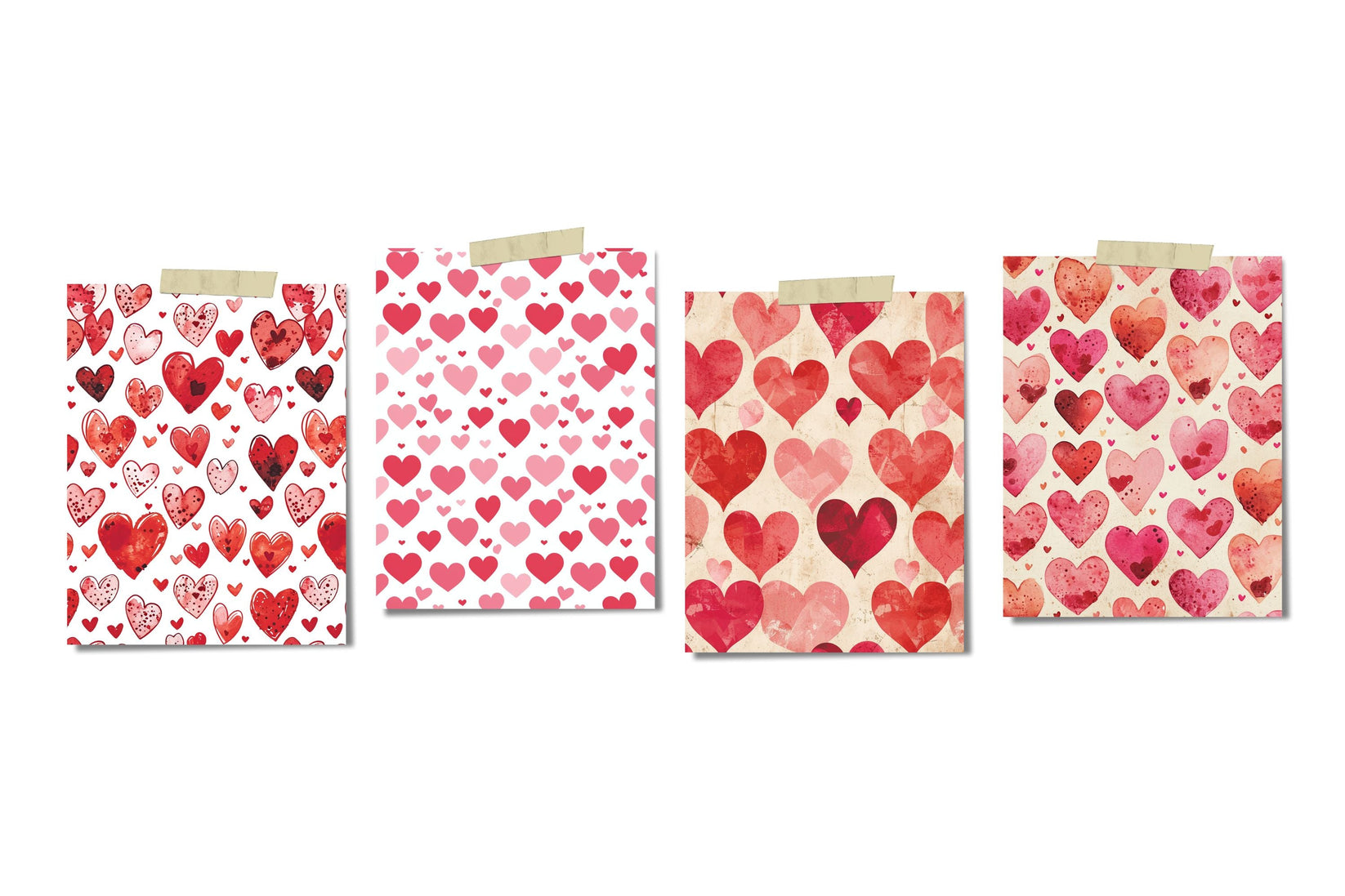 Valentine's Day Digital Papers – Mama Life Printables