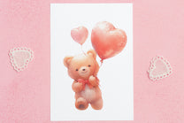 Valentine's Day Teddy Bears Cliparts – Mama Life Printables