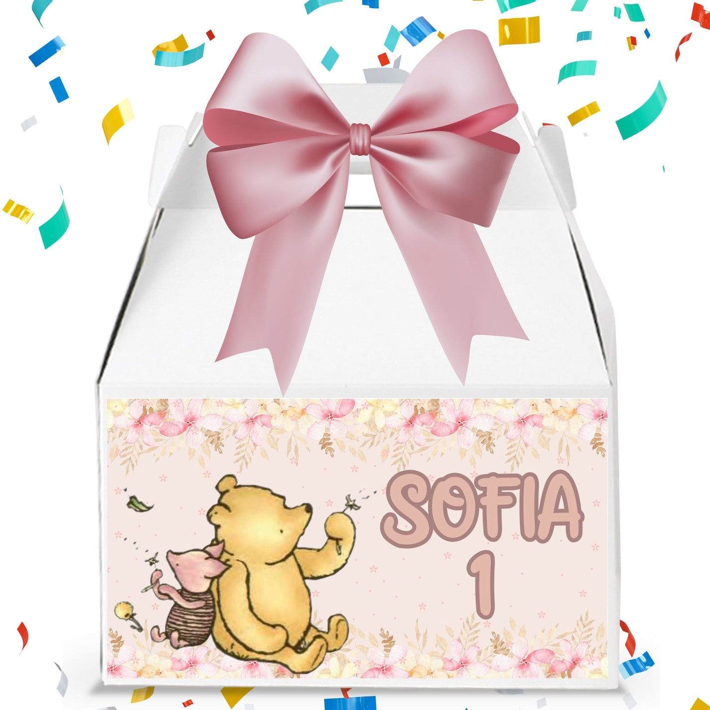 Winnie the Pooh Gable Box Label – Mama Life Printables